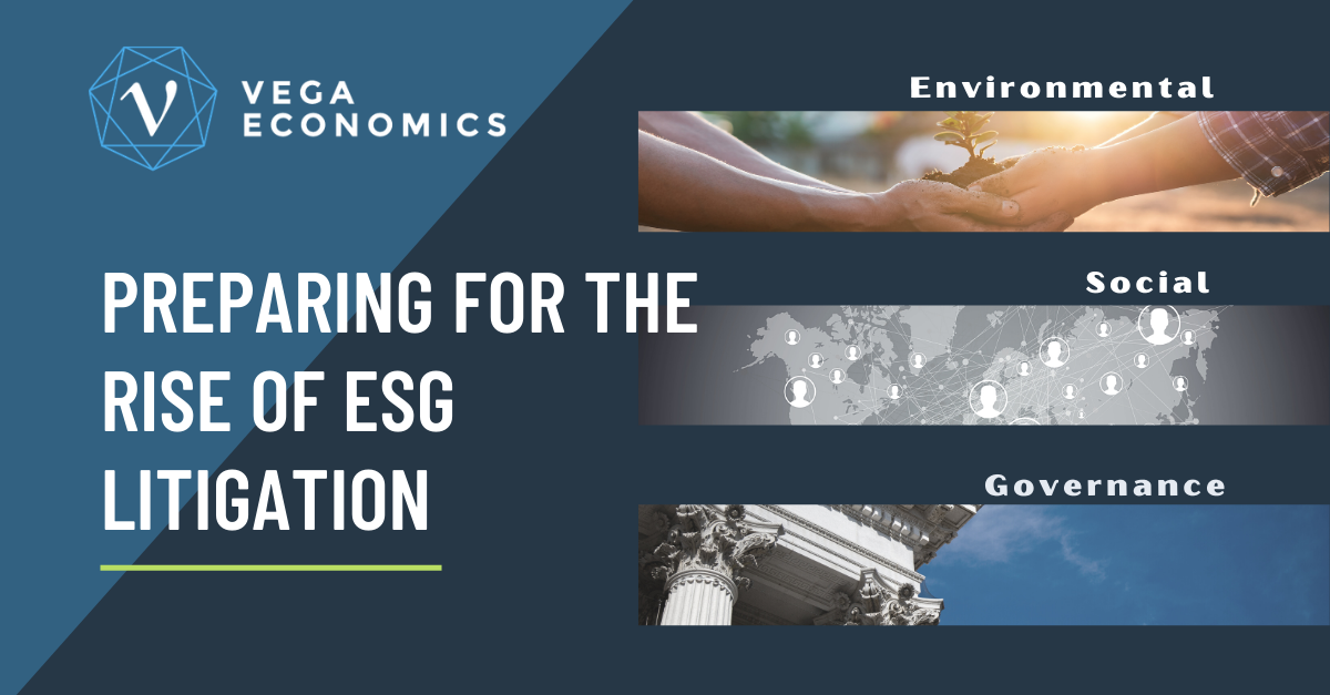 Preparing for the Rise of ESG Litigation | Vega Economics